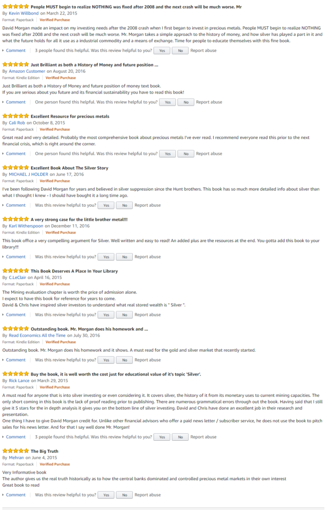 The Silver Manifesto